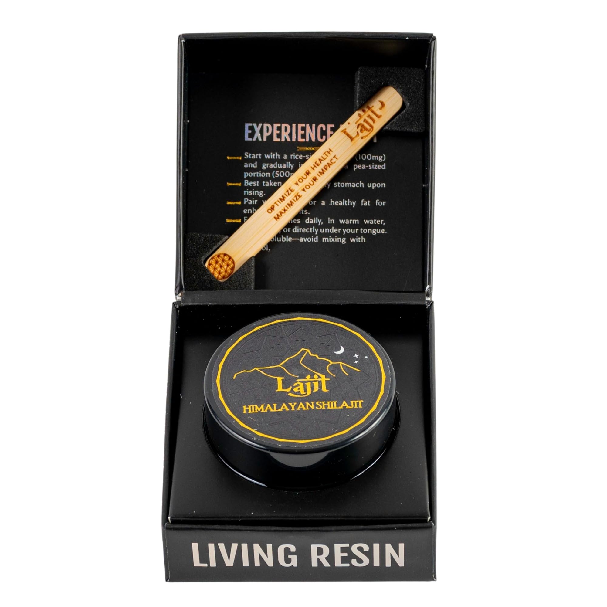 Lajit Gold Grade Resina de Shilajit do Himalaia – Orgânico, Seco ao Sol ...