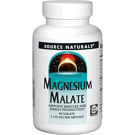 Amazon.com: Source Naturals Magnesium Malate - 3750 mg Per Serving ...