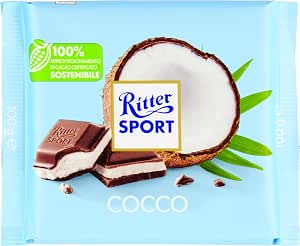 Ritter Sport Coconut 100g x 5 x 1 : Amazon.co.uk: Home & Kitchen