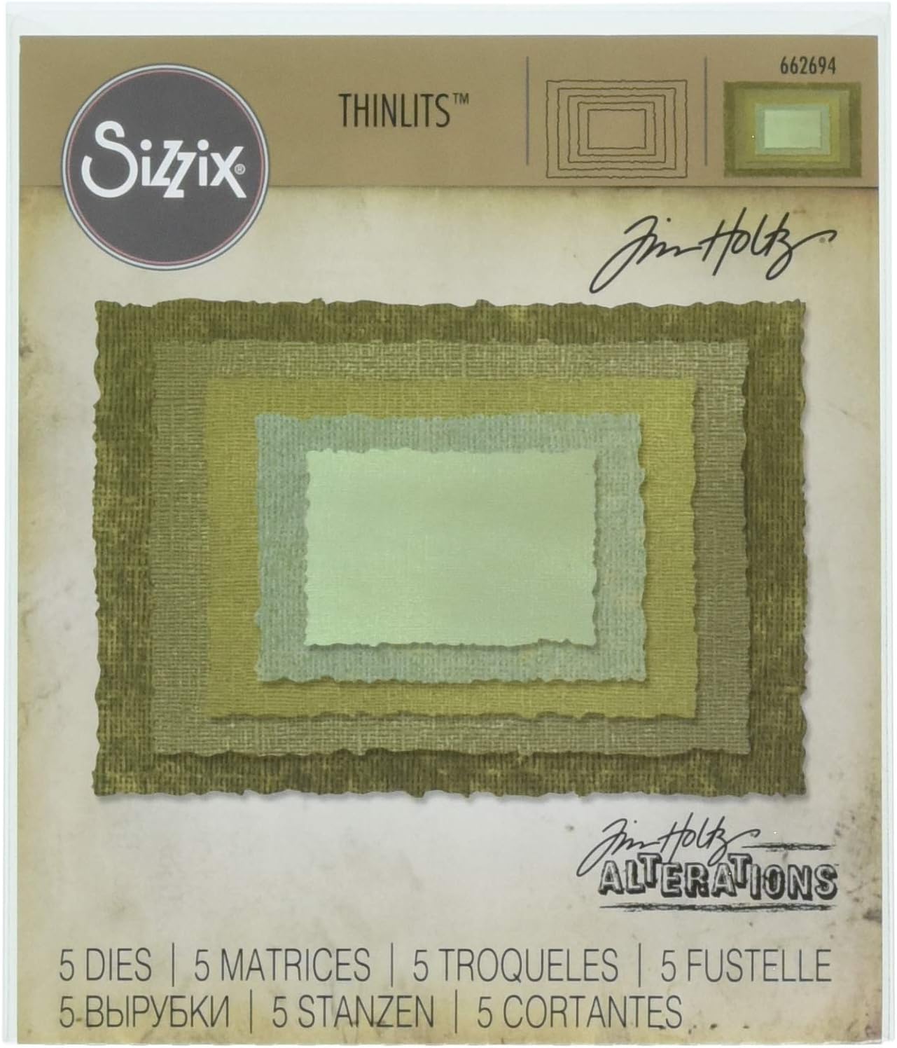 Amazon.com: Sizzix Thinlits Die Set 11PK Pumpkinhead, Colorize by Tim Holtz, 665553, One Size ...