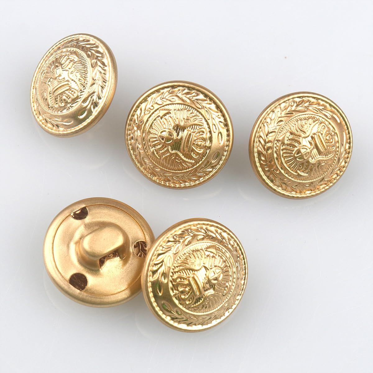 Amazon.com: 10PCS Crown Pattern Pure Copper Buttons with Shank for ...