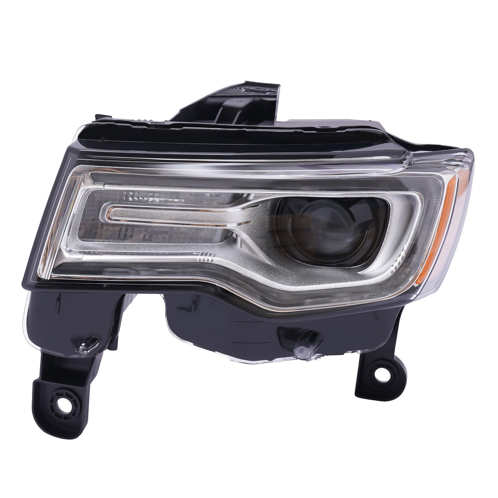 LYNICESHOP Front Headlight Assembly, Xenon HID w/LED DRL Headlights ...