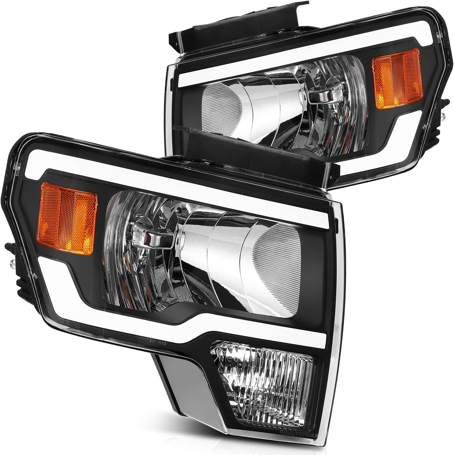 Amazon.com: ECCPP Headlights for 2009 2010 2011 2012 2013 2014 for Ford ...