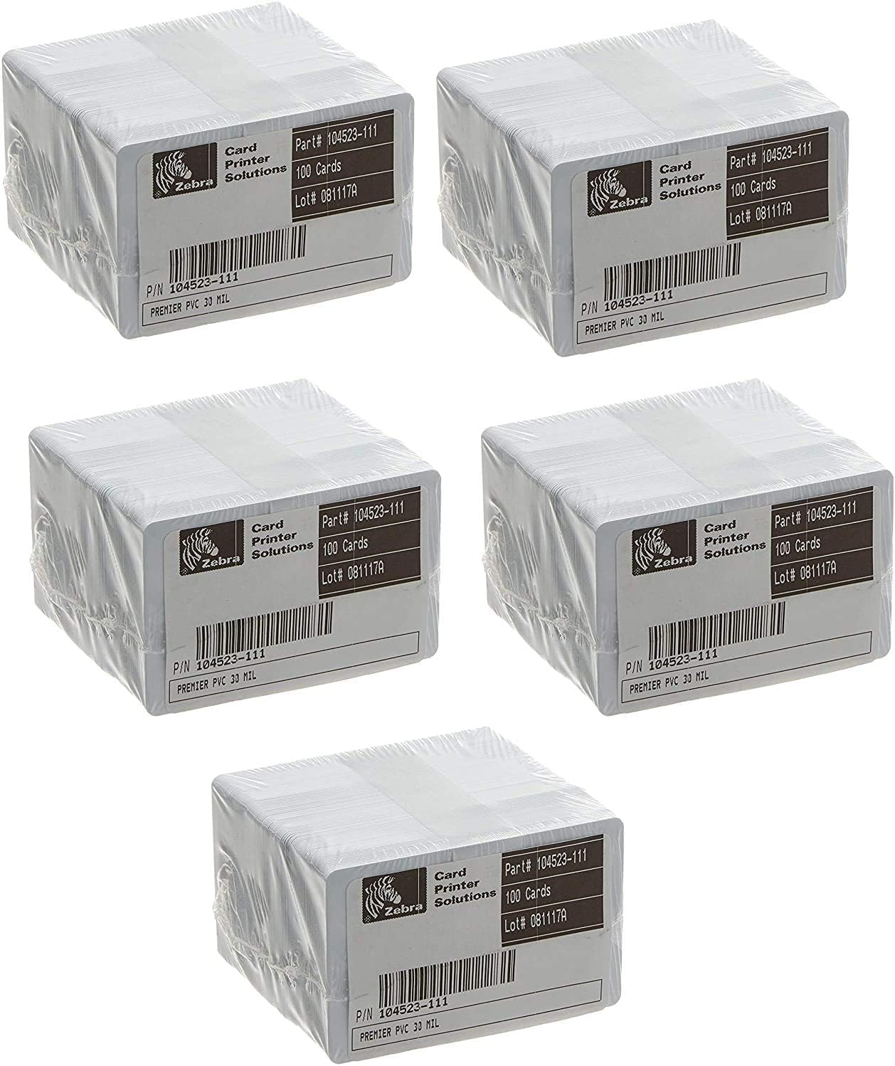 Double Dragon Premier Quality PVC Plastic ID Cards for Zebra and Other ...