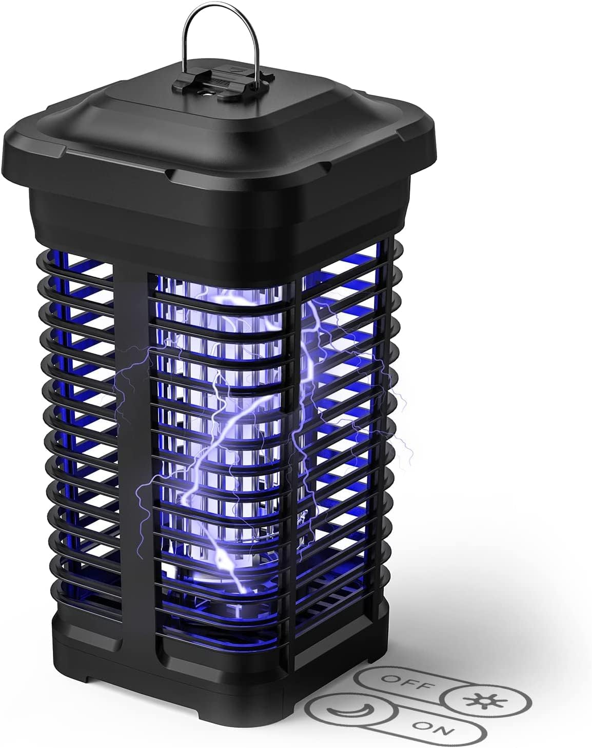 ZFITEI 2023 Upgraded Fly Killer with Light Sensor,4200V UV Waterproof ...