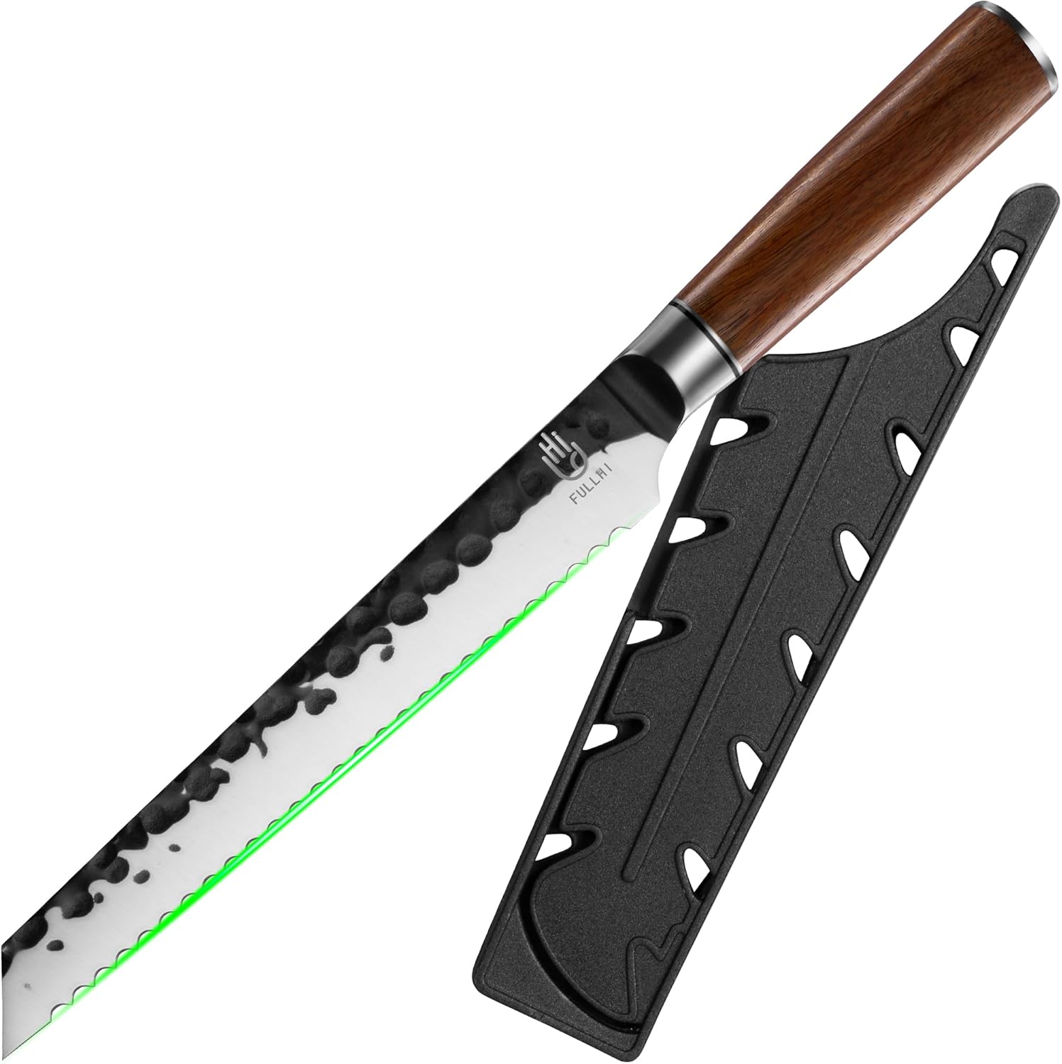 Amazon.com: FULLHI Wood Handle Chef Knife, Forged Butcher Cleaver Meat ...