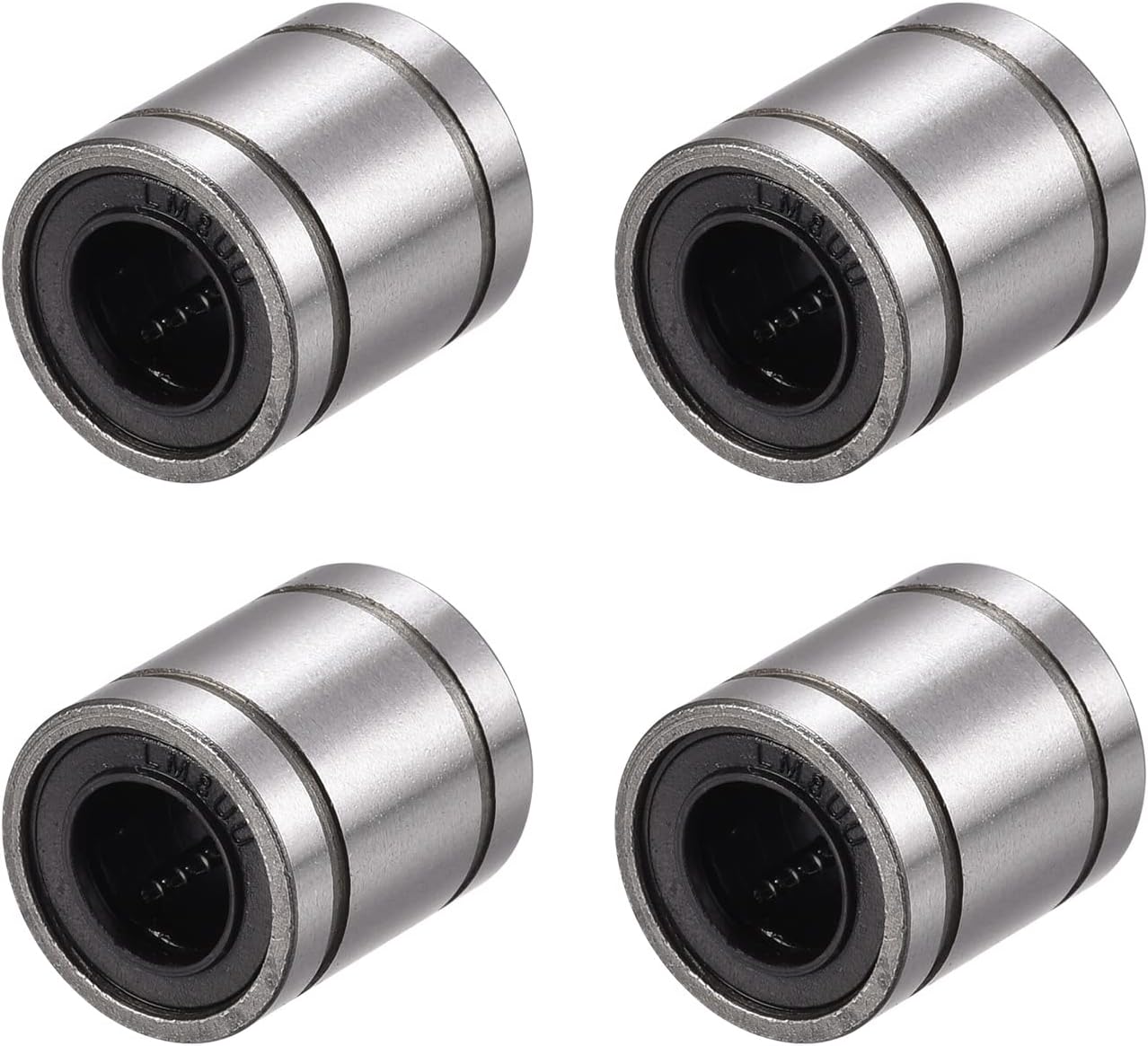 Amazon.co.jp: DMiotech 4個入り LM8SUU 8mm ボア 15mm OD リニアボールベアリングブッシング 3D ...