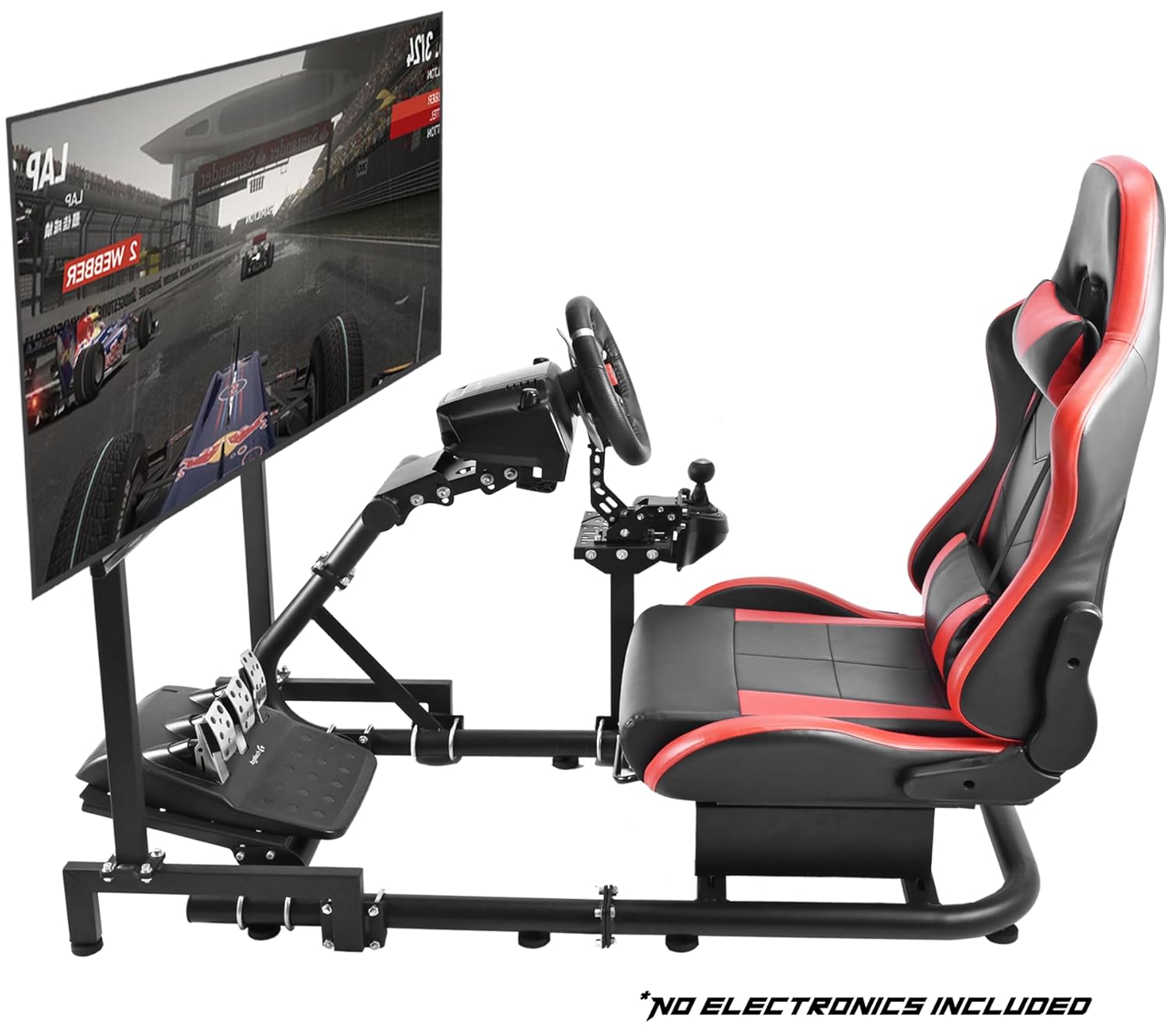 Amazon.com: Anman G25 Racing Sim Simulator Cockpit with Red Seat ...