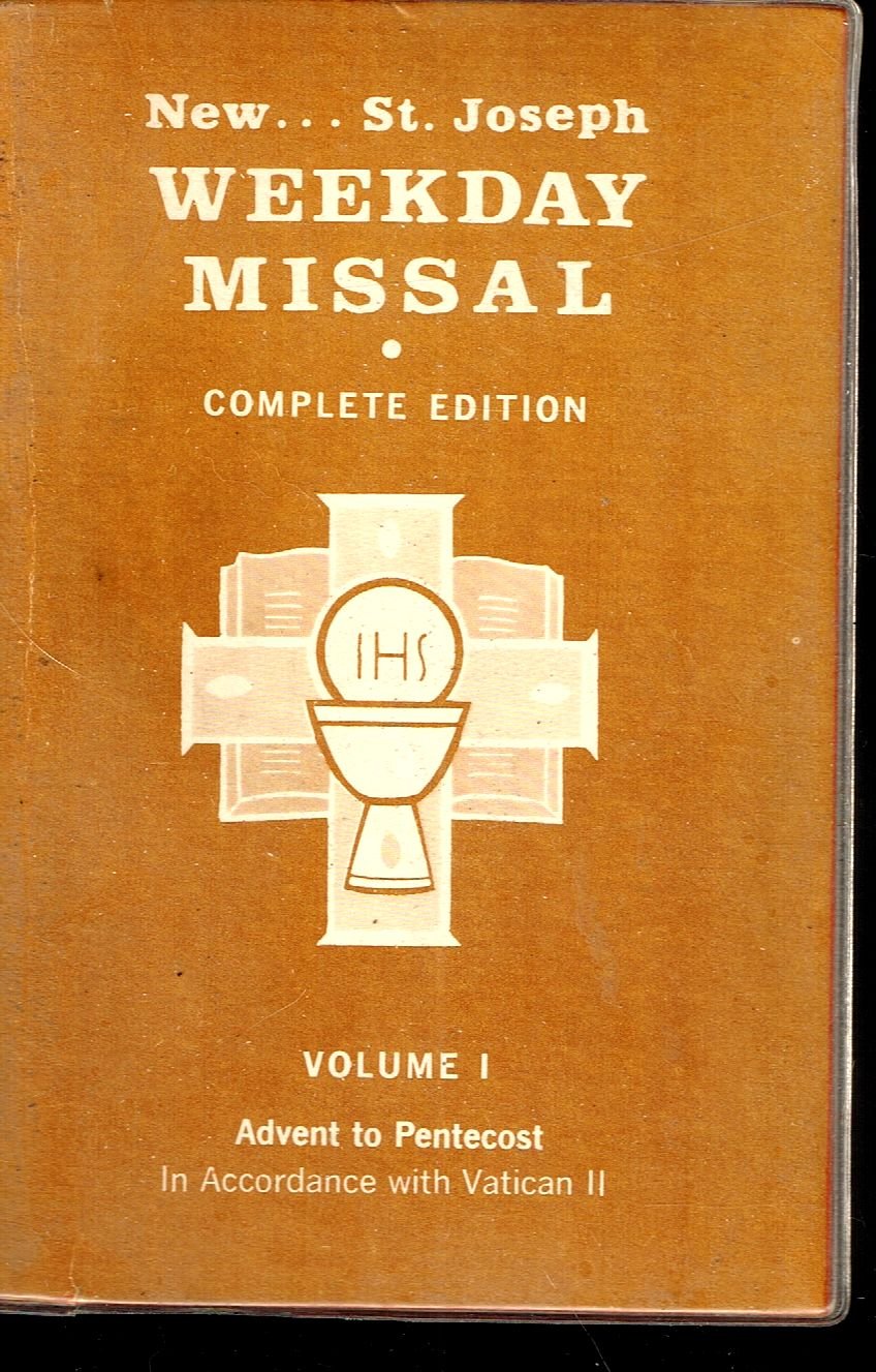 New Saint Joseph Weekday Missal, Complete Edition, Volume I, Advent to ...
