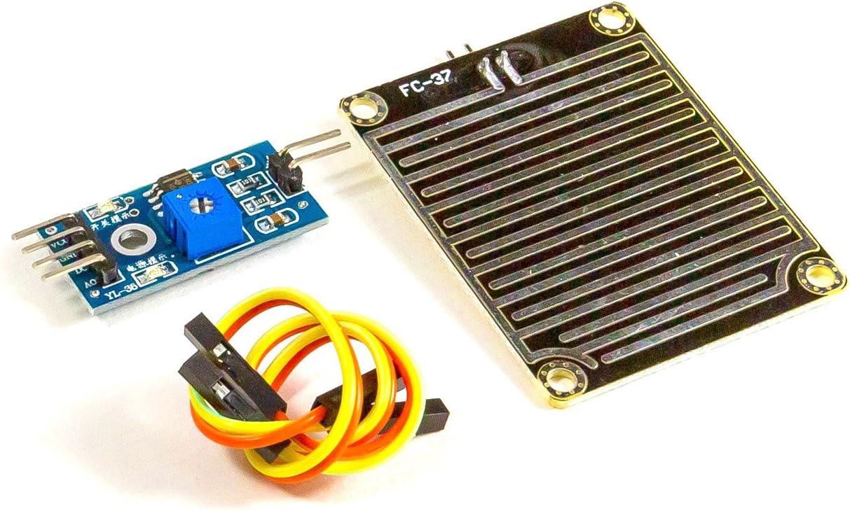 MissBirdler Regensensor Feuchtigkeit Spritzwasser YL-38 FC-37 für Arduino Raspberry Pi DIY ...