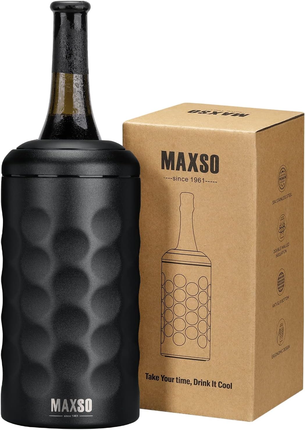 Amazon.com: Wine Chillers for Bottles-Ideal Gift for Wine Lover, Stainless Steel Portable ...