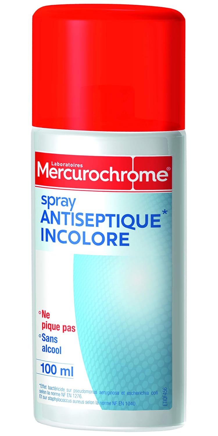 Amazon.com : Mercurochrome Colorless Antiseptic 100ml : Skin Care ...