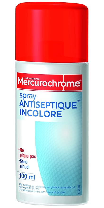 Amazon.com : Mercurochrome Colorless Antiseptic 100ml : Skin Care ...