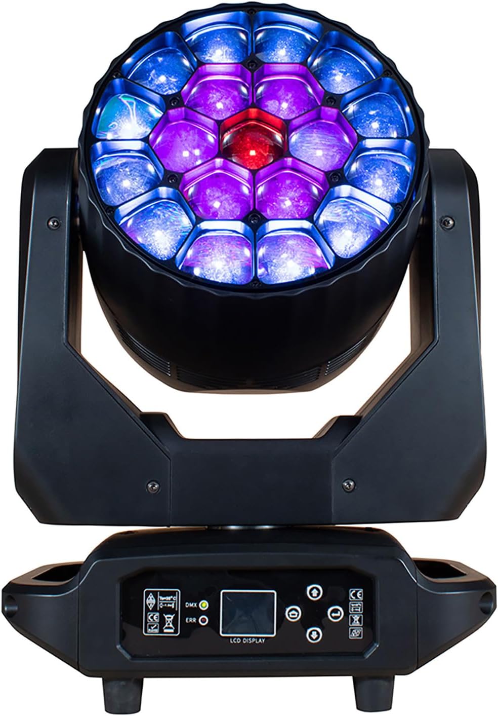 Amazon.com: SHEHDS Moving Head Lights LED 19X20W Beam/Wash/Zoom/Dazzle ...