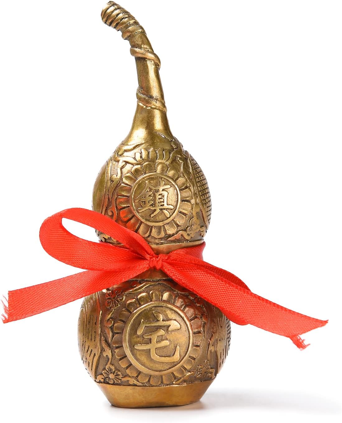 Brass Statu BRABUD Chinese Good Luck Wu Lou/Hu Lu Gourd/Cucurbit for ...