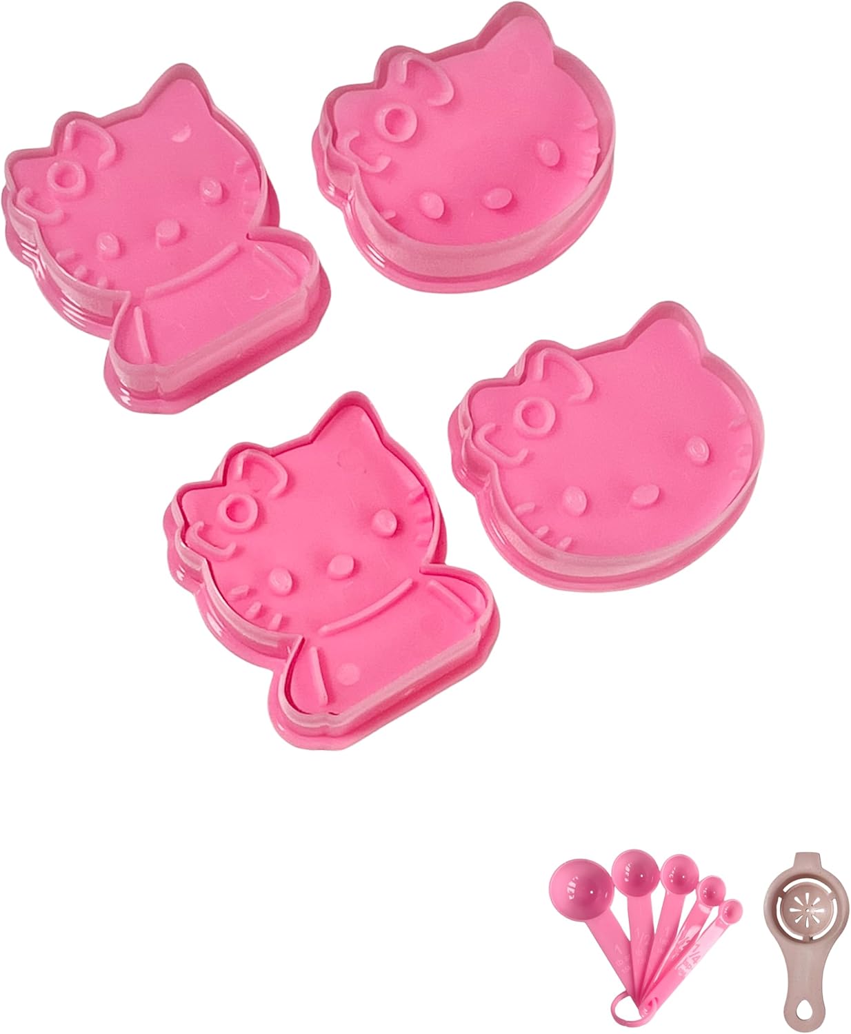 Amazon.com: Cute Cookie Cutter, 4-Piece Cookie Cutter Set with ...