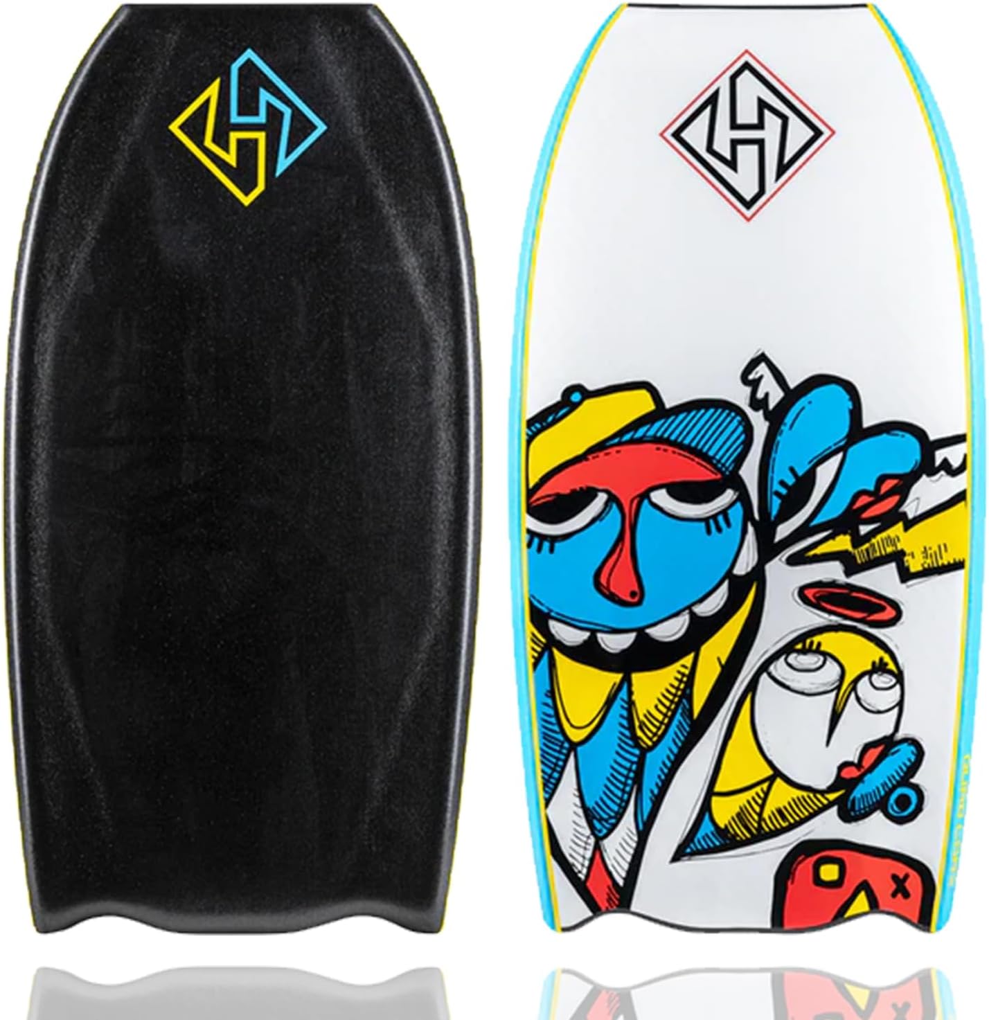 Amazon.com : Hubboards QC SciFive BT Bodyboard-425-BK/AQ/GFX : Sports ...