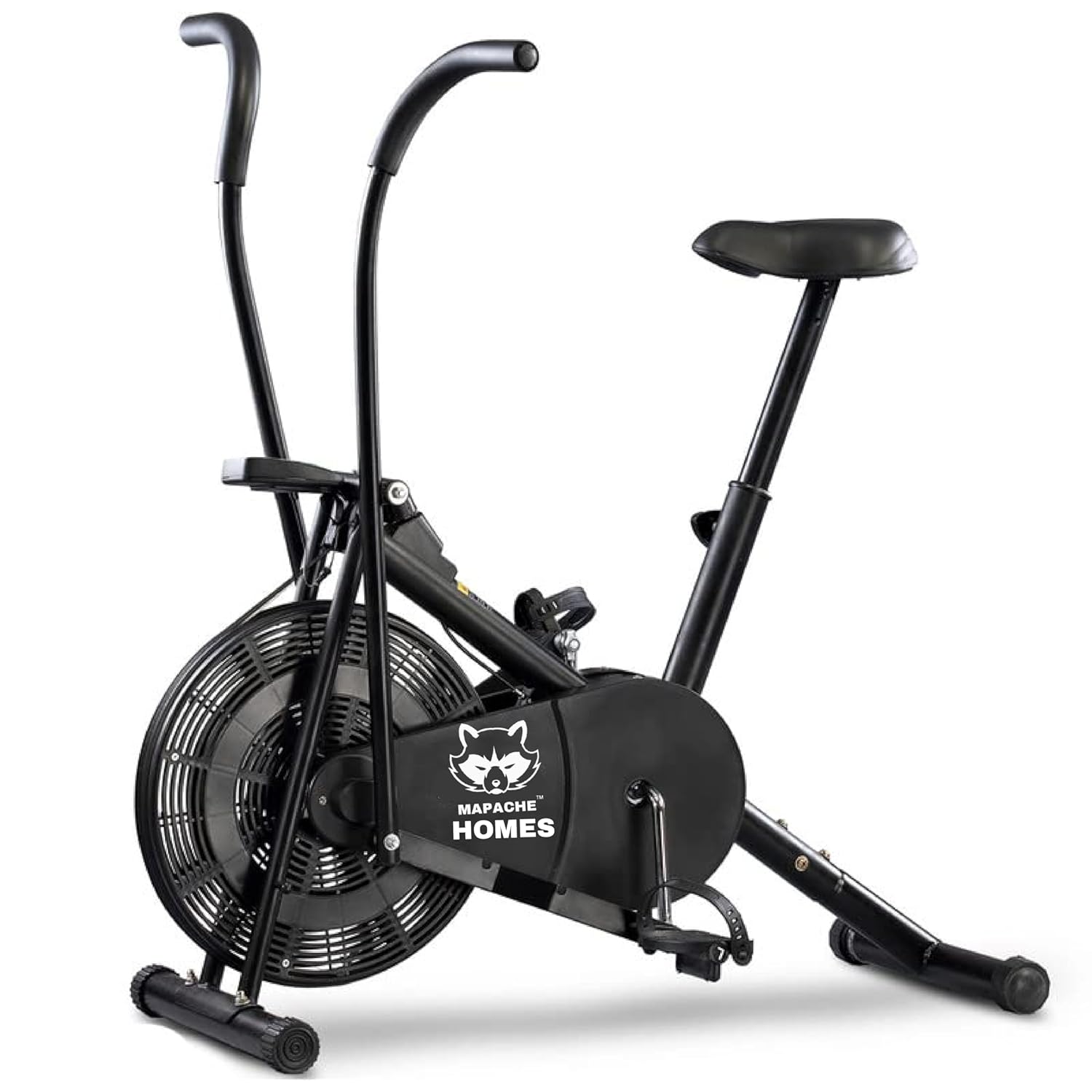 MAPACHE Electro 1M Air Bike Exercise Cycle for Home | Gym Cycle for Workout with Adjustable ...