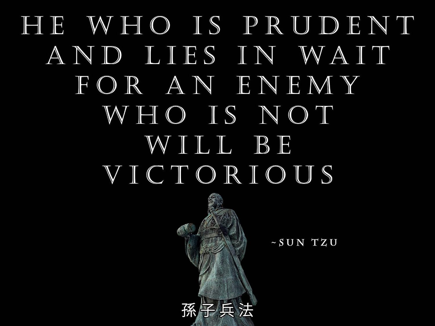 Amazon.com: Art of War Poster Sun Tzu Poster Military Motivation 18x24 ...