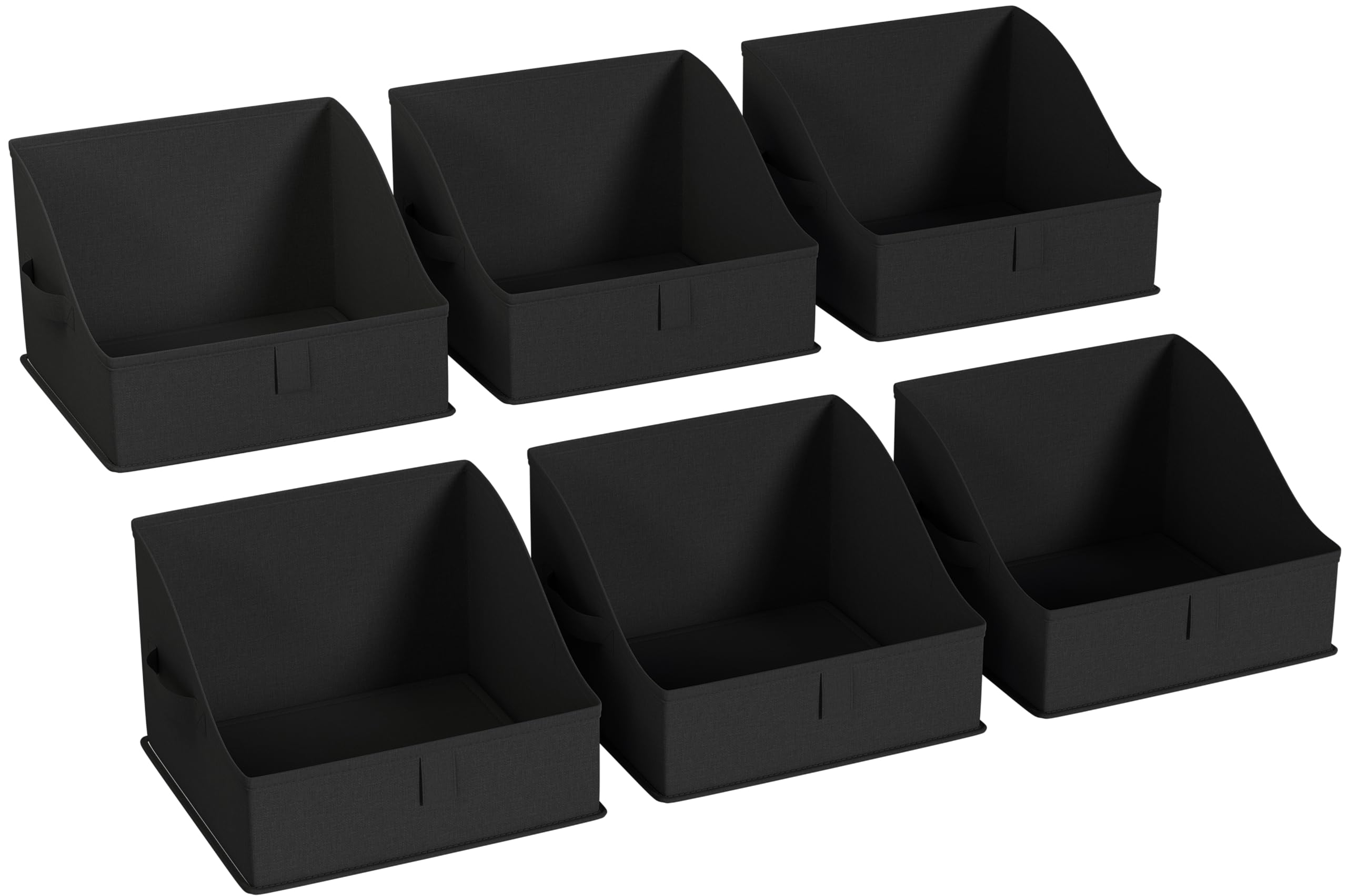 Snapklik.com : Ornavo Home 6 Pack Collapsible Trapezoid Large Storage ...