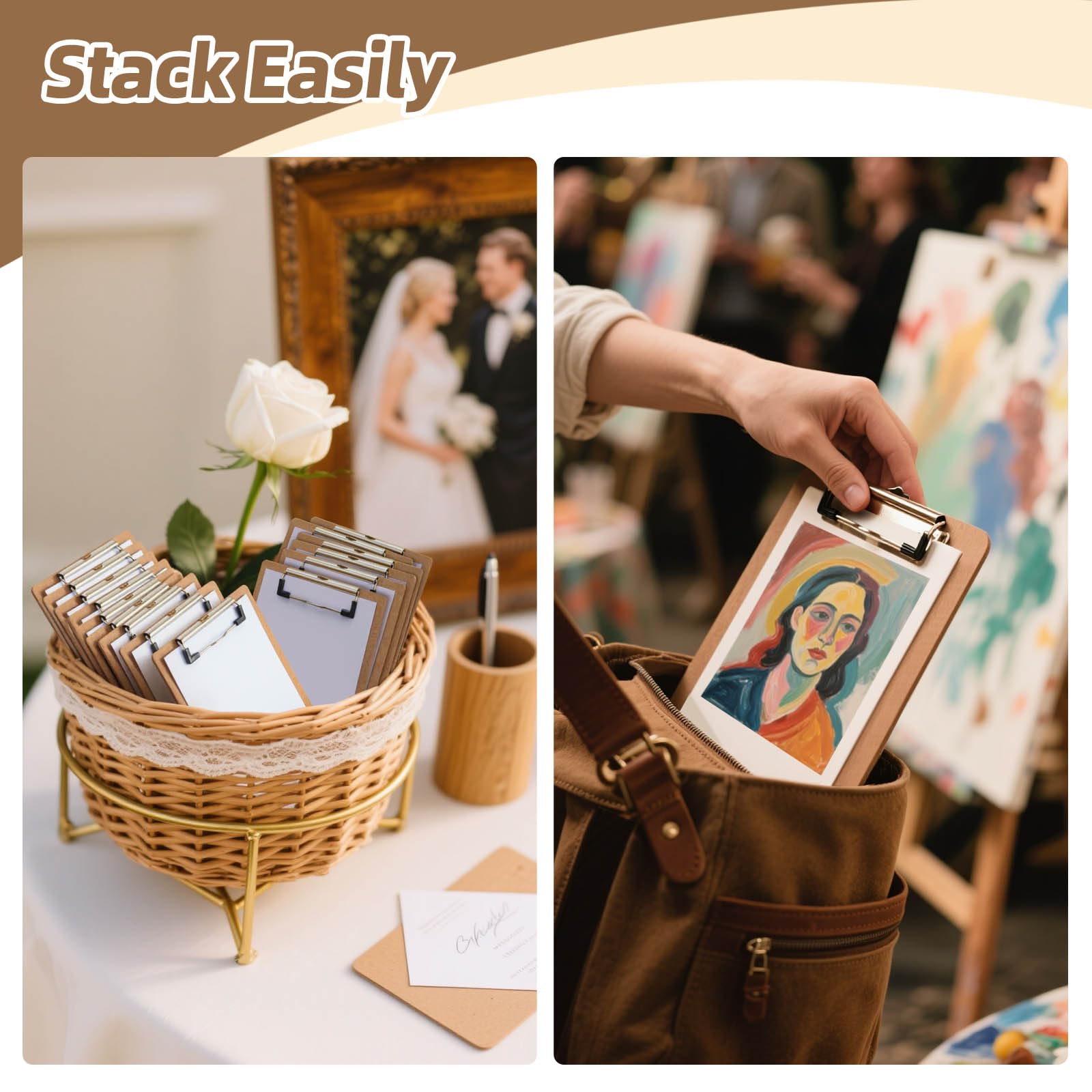 Snapklik.com : 6 X 9 Clipboards Bulk, 32 Pack Small Clip Board, A5 ...