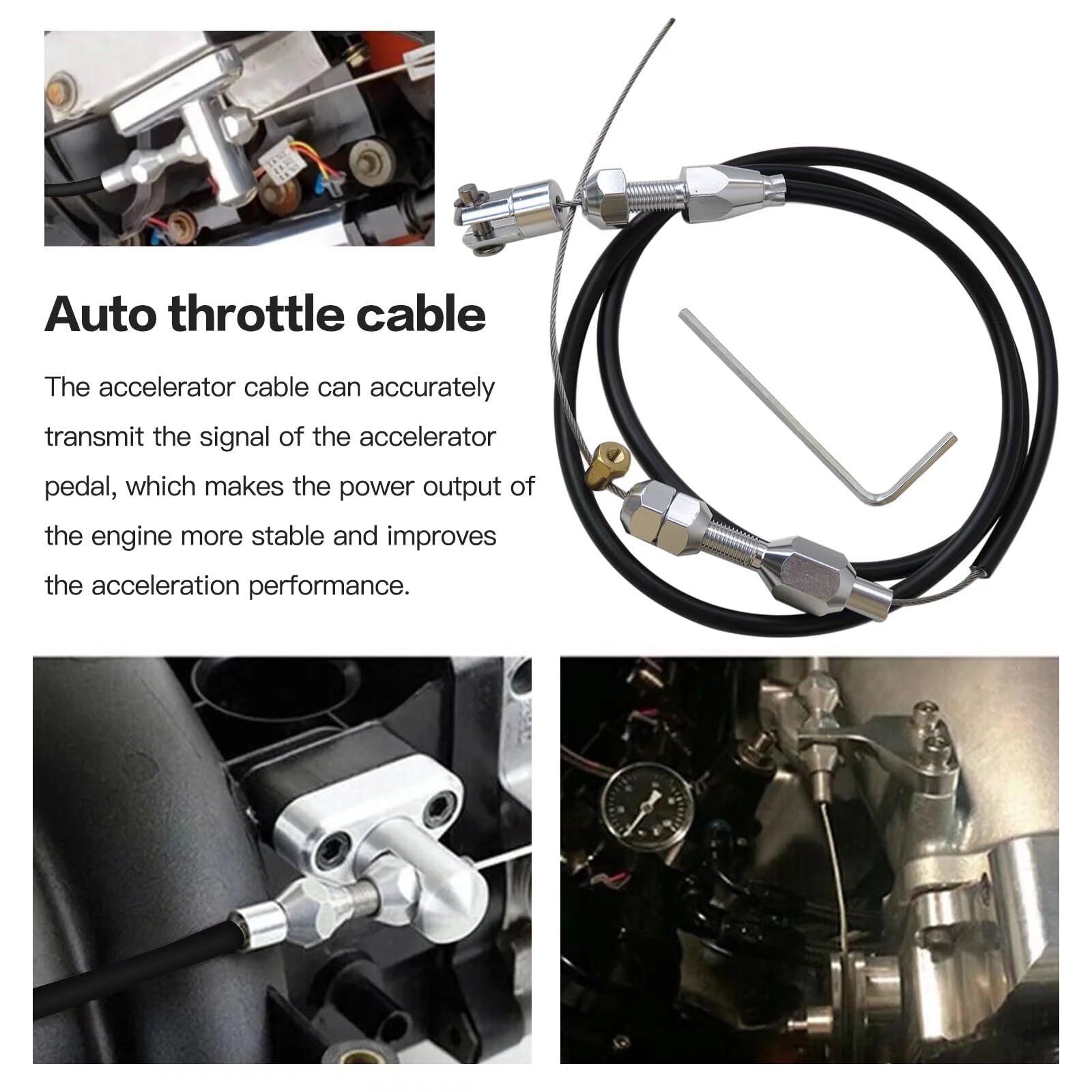 26 Inch Accelerator Cable Throttle Cable 26 Inch – Compatible With LS1 ...