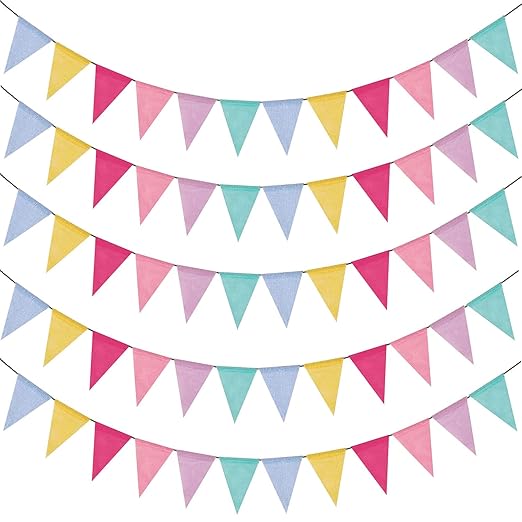 Fanion, 5 Pièce Fanion Exterieur, 4M Différentes Fanions Guinguette ...