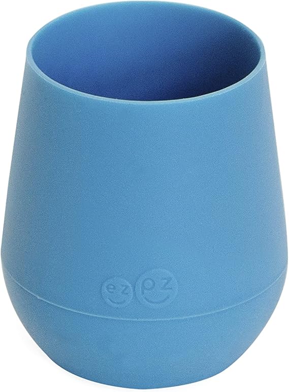 Amazon.com: ez pz Tiny Cup (Blue) - 100% Silicone Training Cup for ...