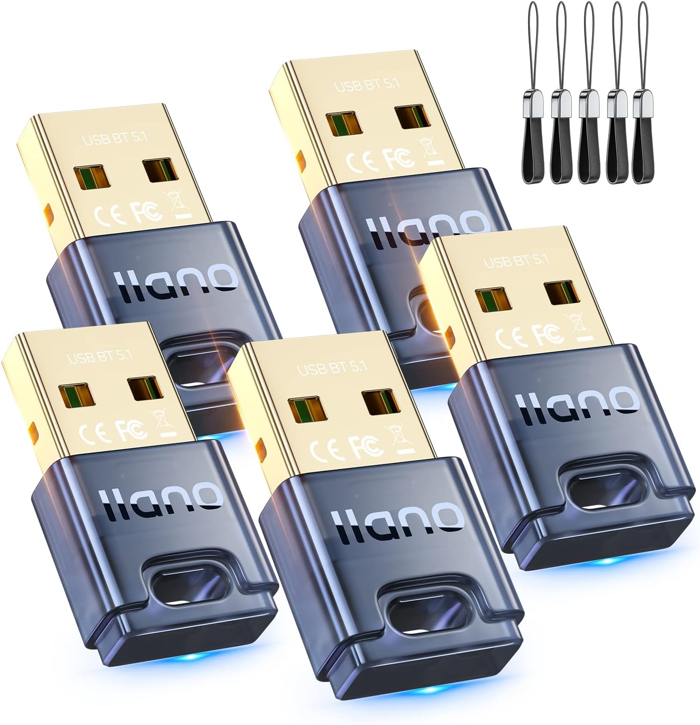 Bluetooth Dongle USB 5.1 EDR Bluetooth Stick für Desktop, Laptop ...