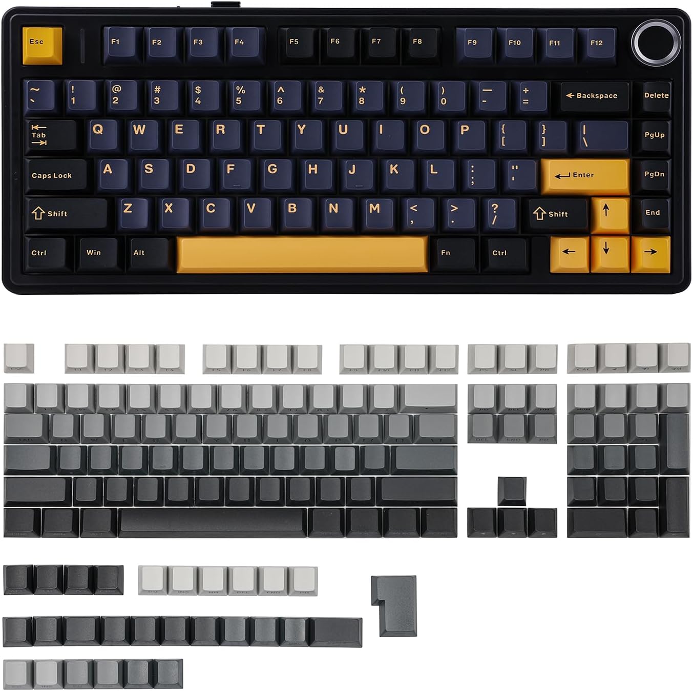 Amazon.com: EPOMAKER x Aula F75 Gasket Mechanical Keyboard+Urban Side ...