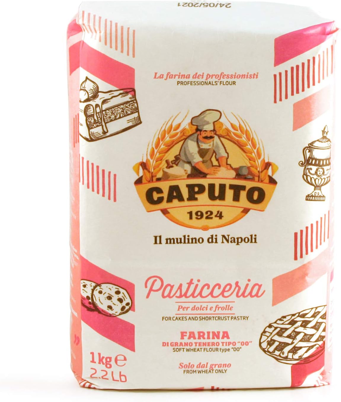 Amazon.com : Antimo Caputo Baking (Pasticceria Pastry) 00 Flour 2.2 ...