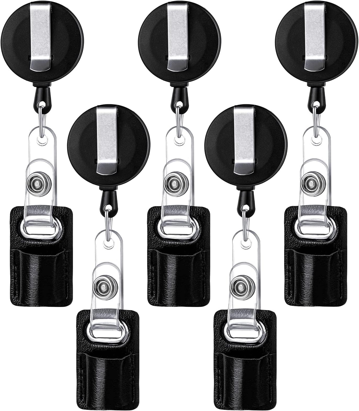 Amazon.com: 2 Pack Heavy Duty Retractable Pull Pen Pencil Holder ...