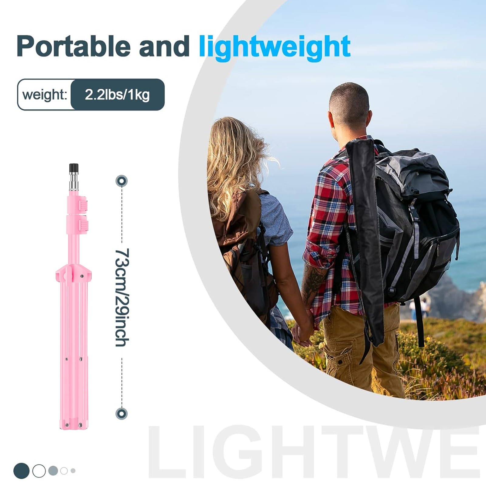 Snapklik.com : EMART 7 Ft Light Stand For Photography, Portable Photo ...