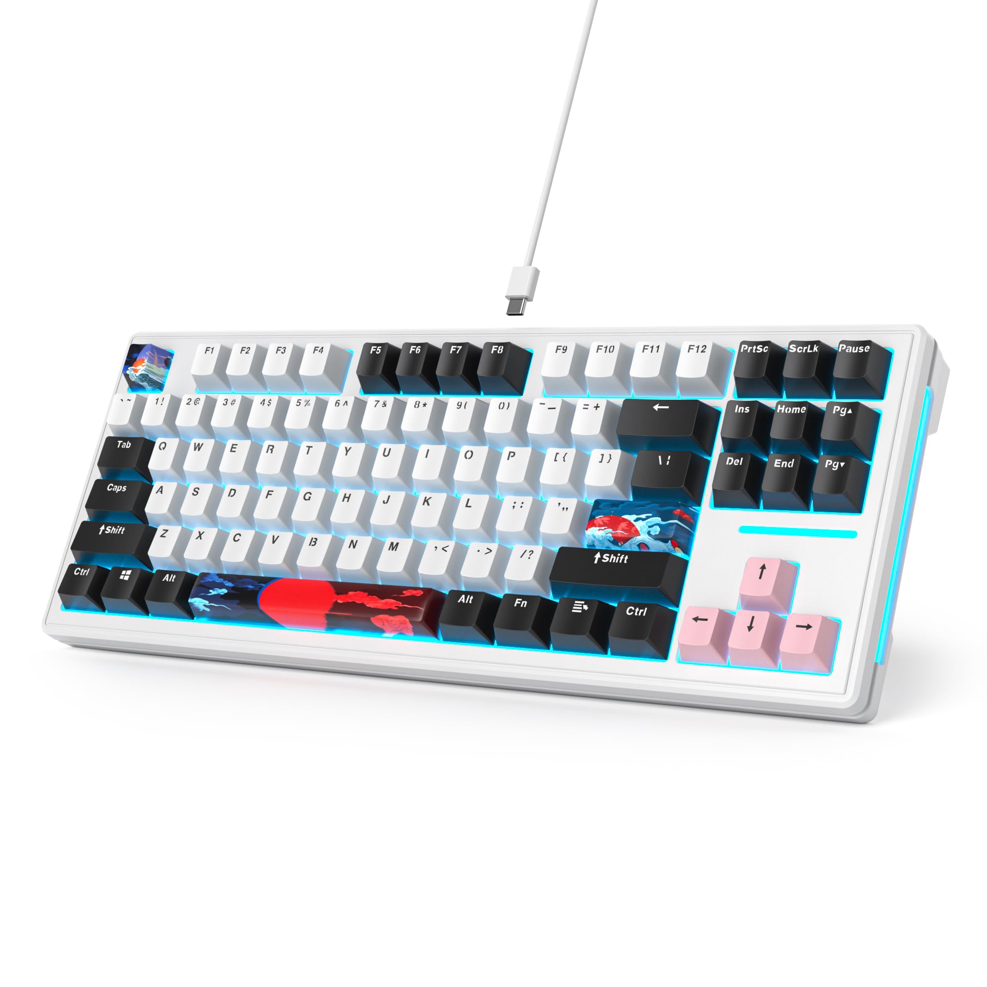 Amazon.com: iTastatur 75 Percent Gasket Mounted Mechanical Keyboard Hot ...