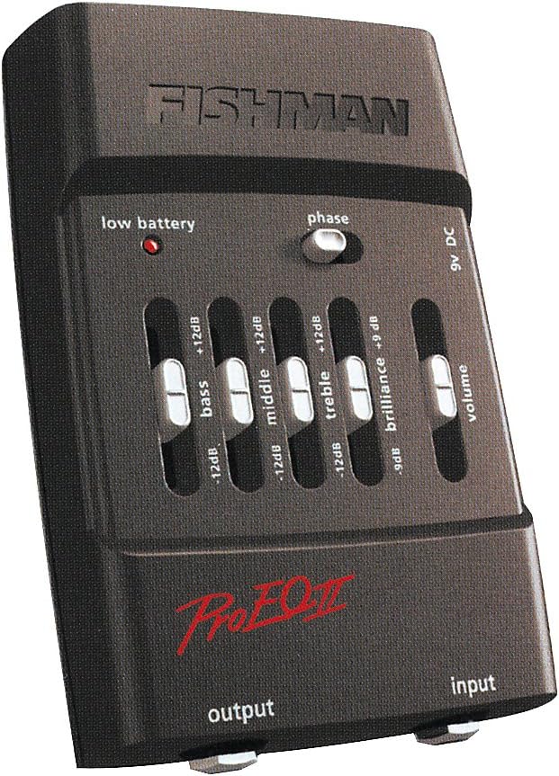 Fishman PRO-PRO-EQ2 Pro-EQ II - Preamplificador con ecualizador ...