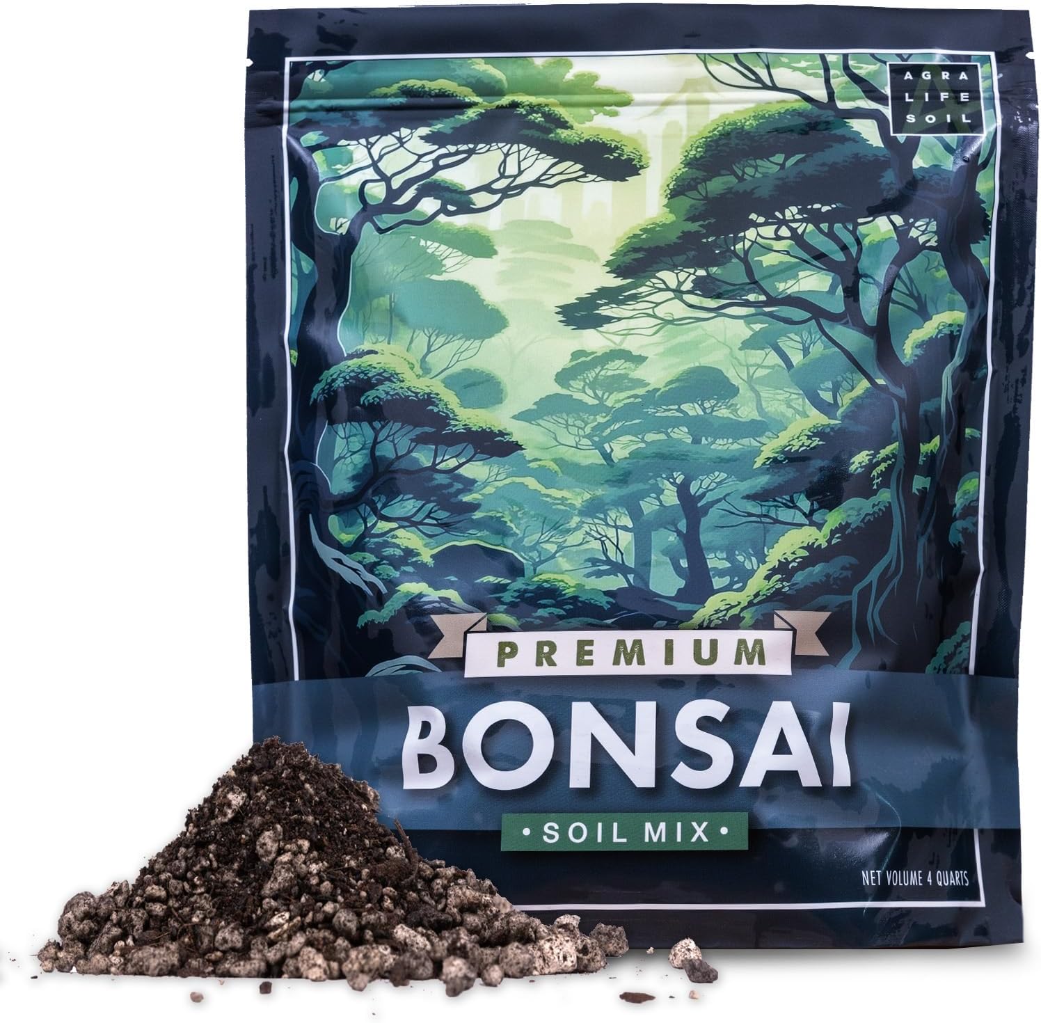 Amazon.com : Premium Bonsai Soil Mix for Thriving Indoor Bonsai Trees - Perfect Potting Soil for ...