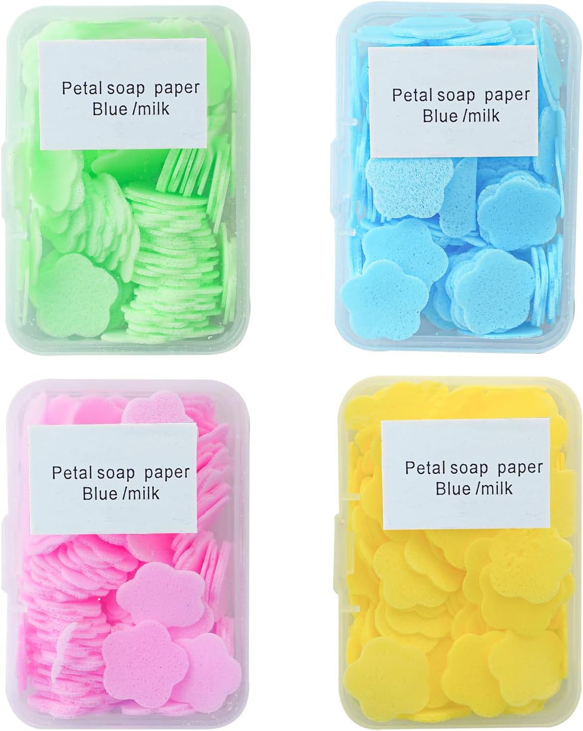 Amazon.com: 300pcs Portable Hand Washing Soap Sheets, Scented Mini Soap ...