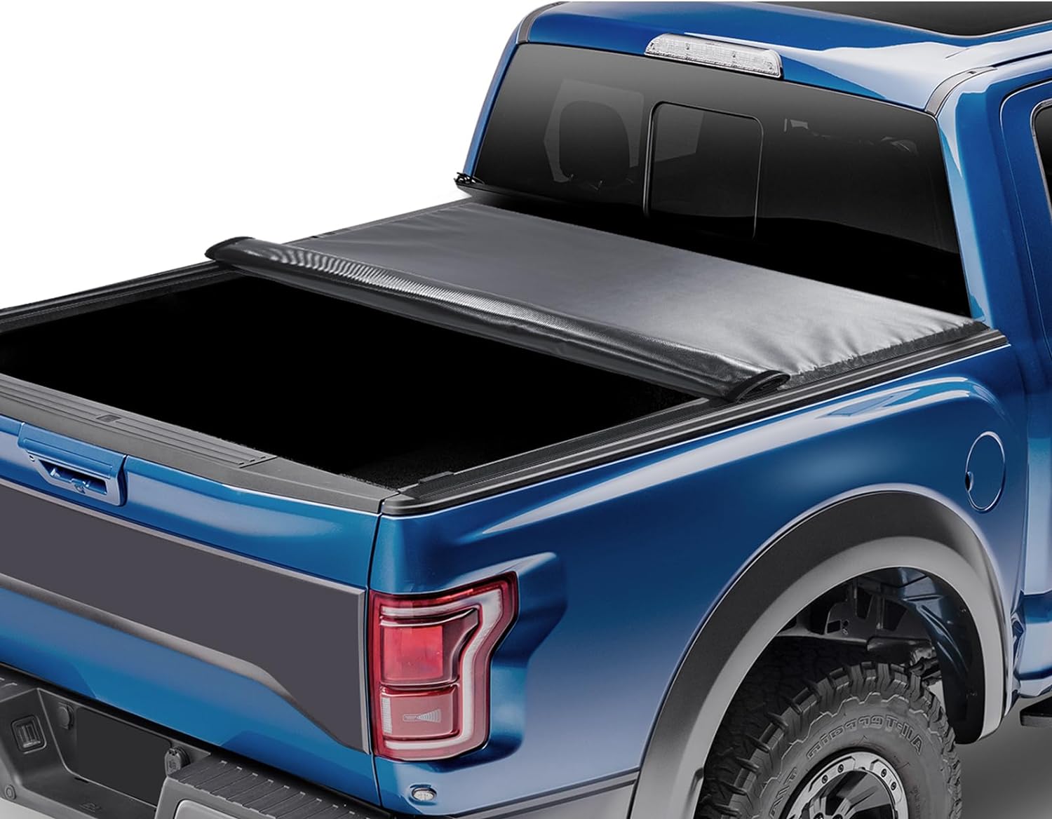 VEVOR Truck Bed Cover, Roll Up Truck Bed Tonneau Cover, Compatible with ...