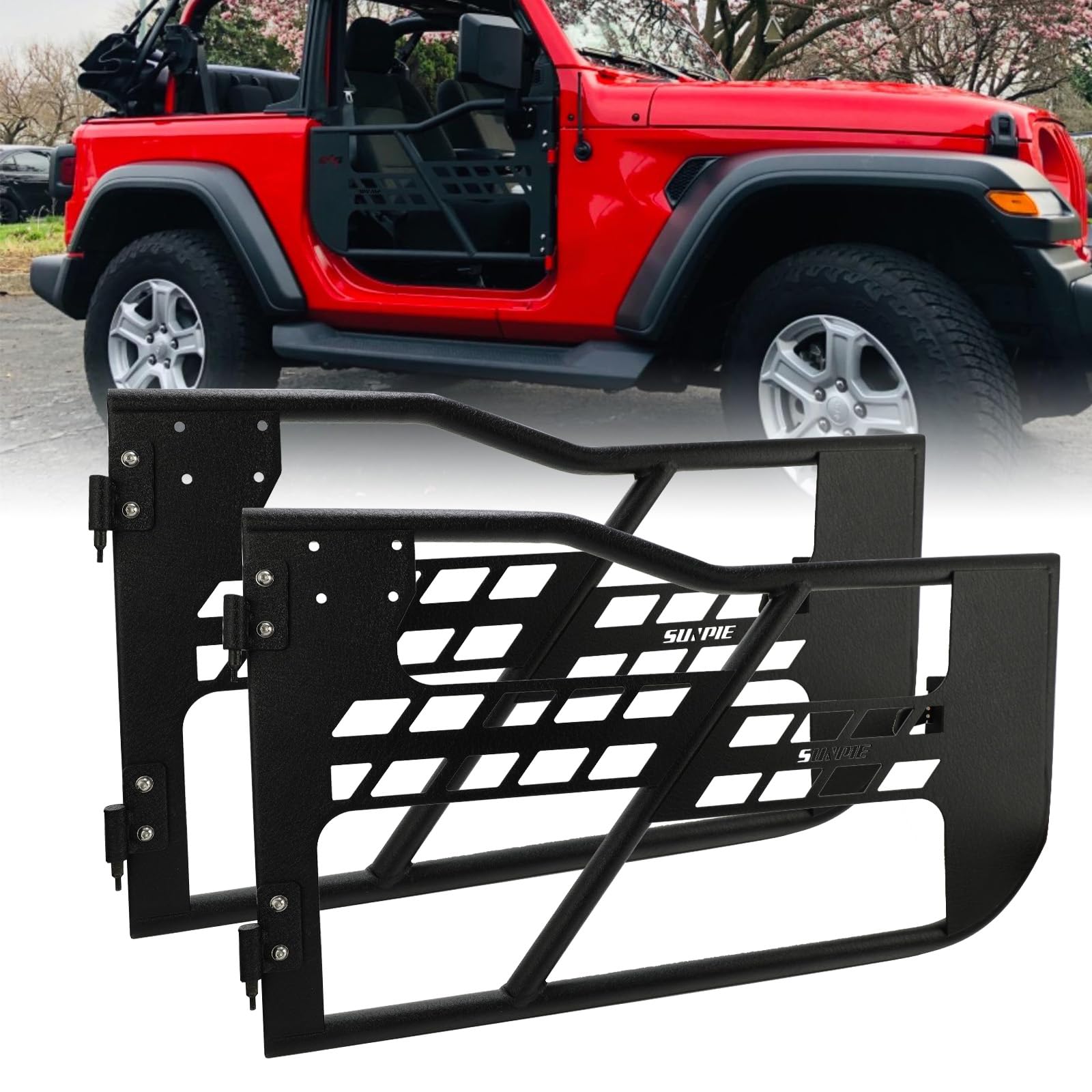 Snapklik.com : SUNPIE Tube Door 2 Doors Tubular Doors JL Half Door ...