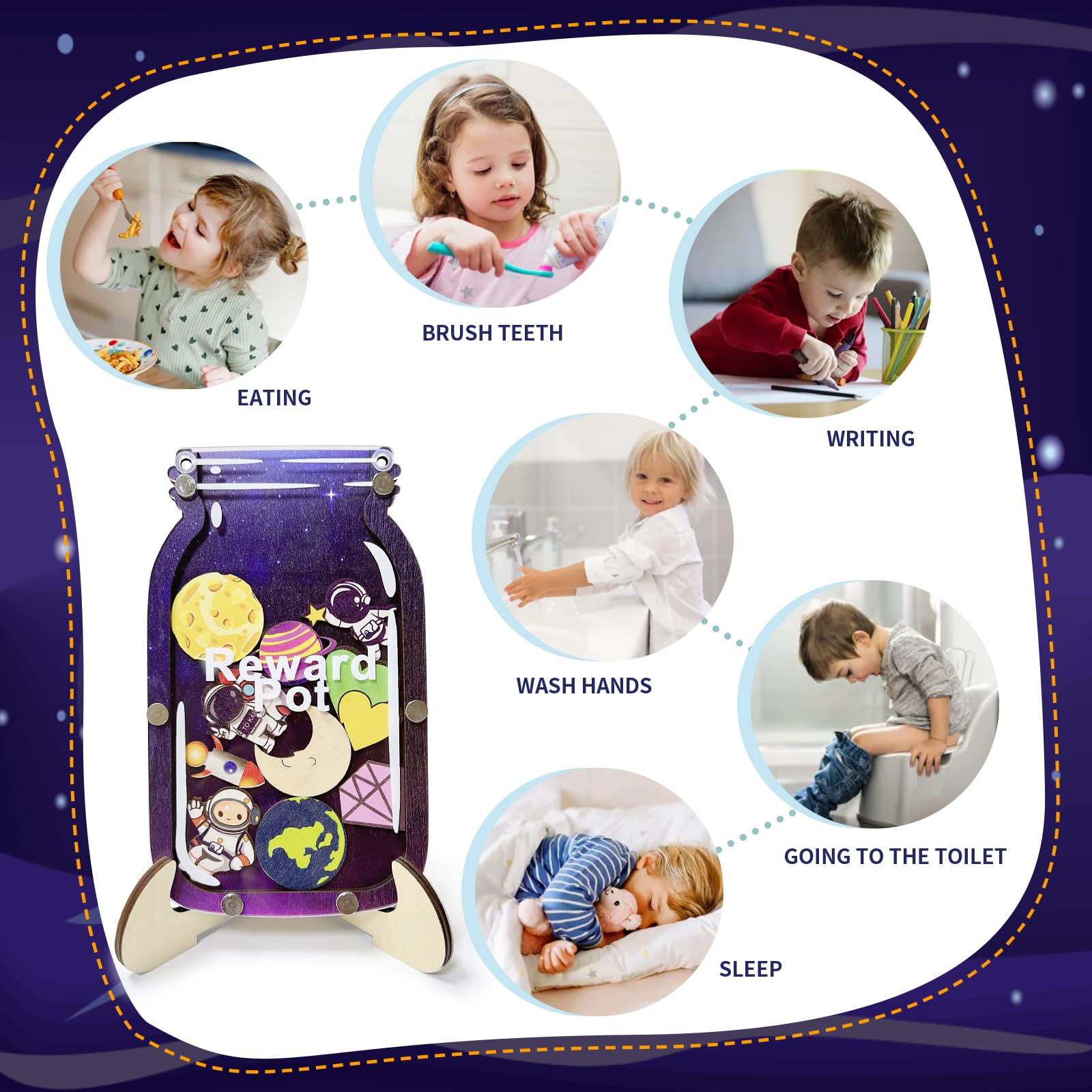 Snapklik.com : Positive Behavior Jar,Reward Pot For Kids, Reward Chart ...