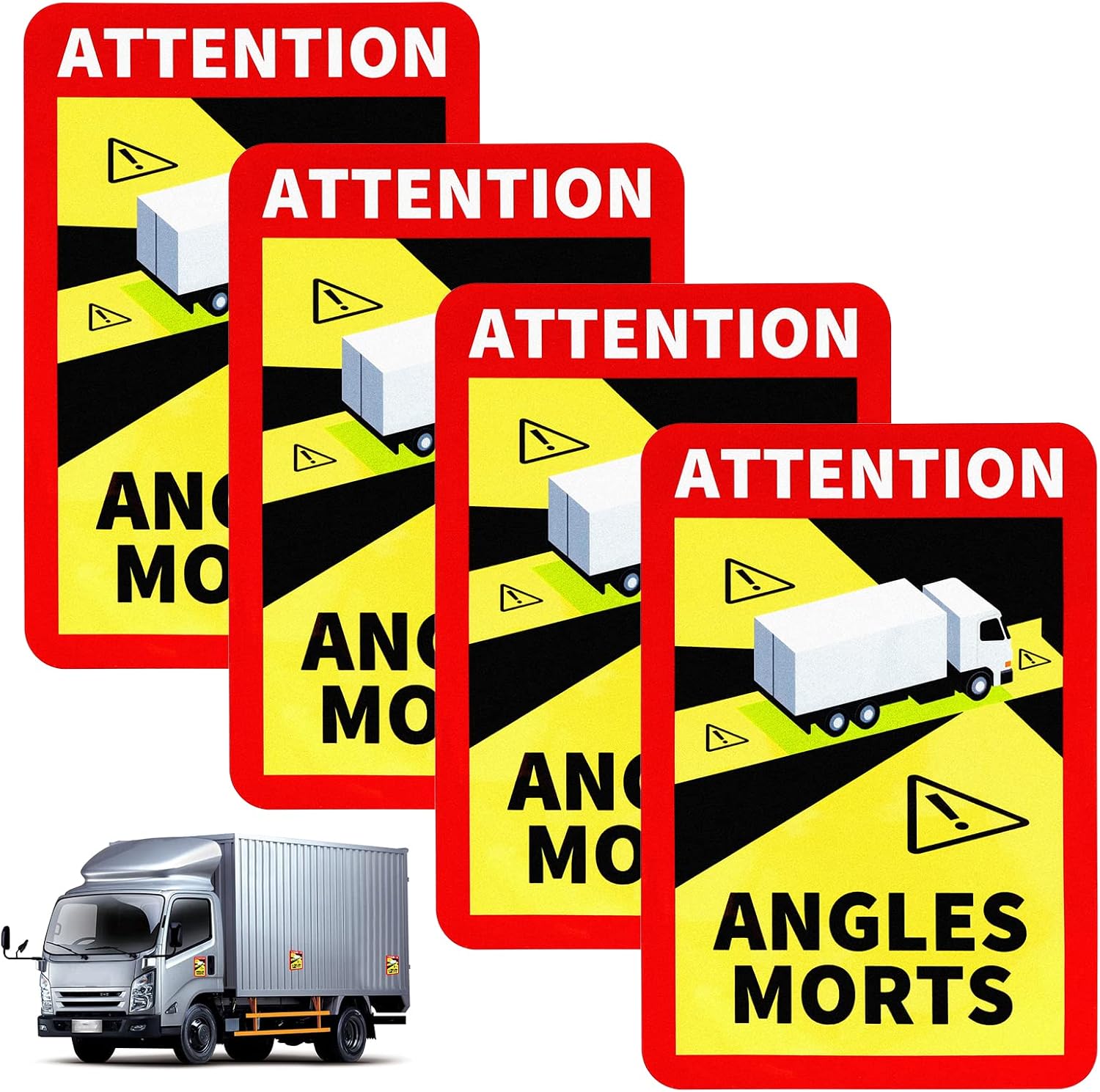 Angles Morts Stickers 4 PCS Motorhome Blind Spot Stickers for Car ...