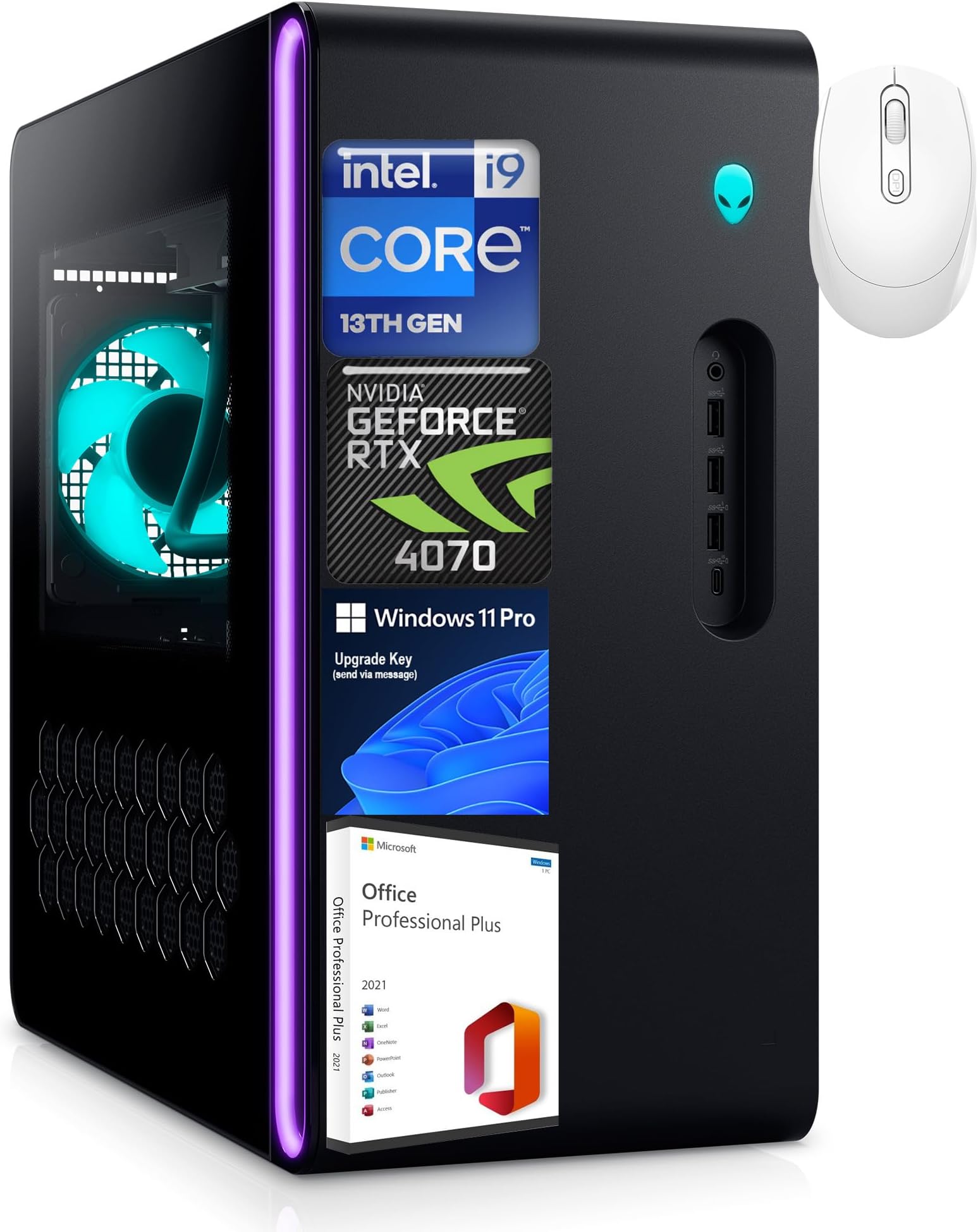 Amazon.com: Alienware Aurora R16 2024 Gaming Desktop PC Computer, Intel ...