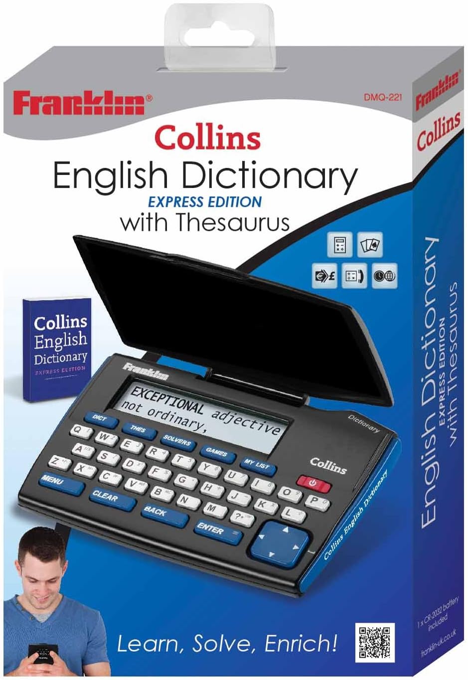 LEXIBOOK DMQ-221 Collins English Dictionary – BigaMart