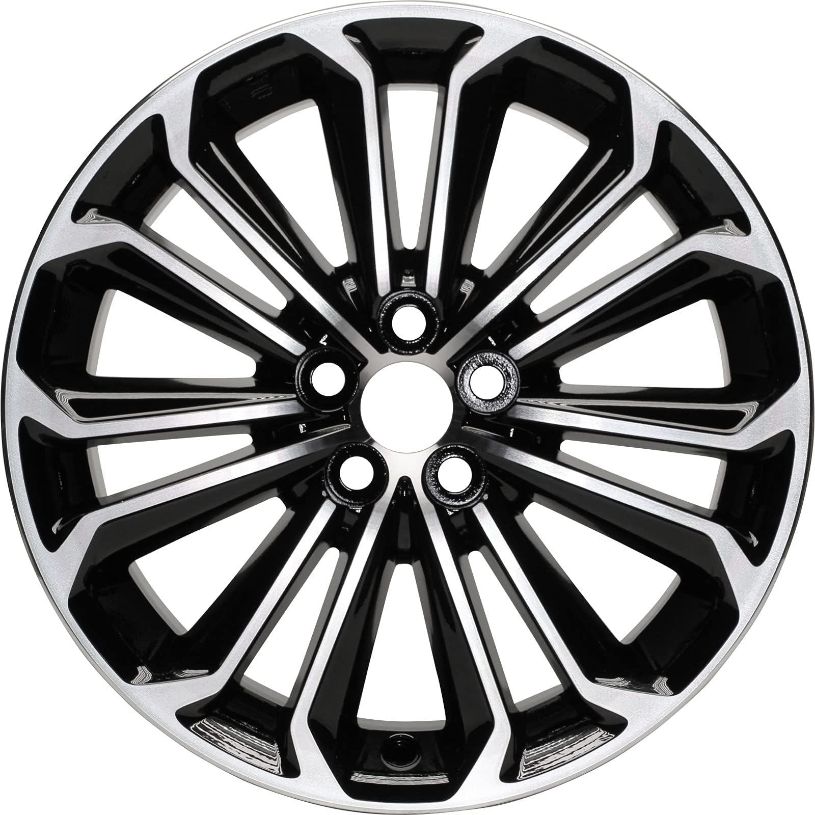 Amazon.com: New 17" 17x7 Machined Black Wheel For Toyota Corolla 2017 ...