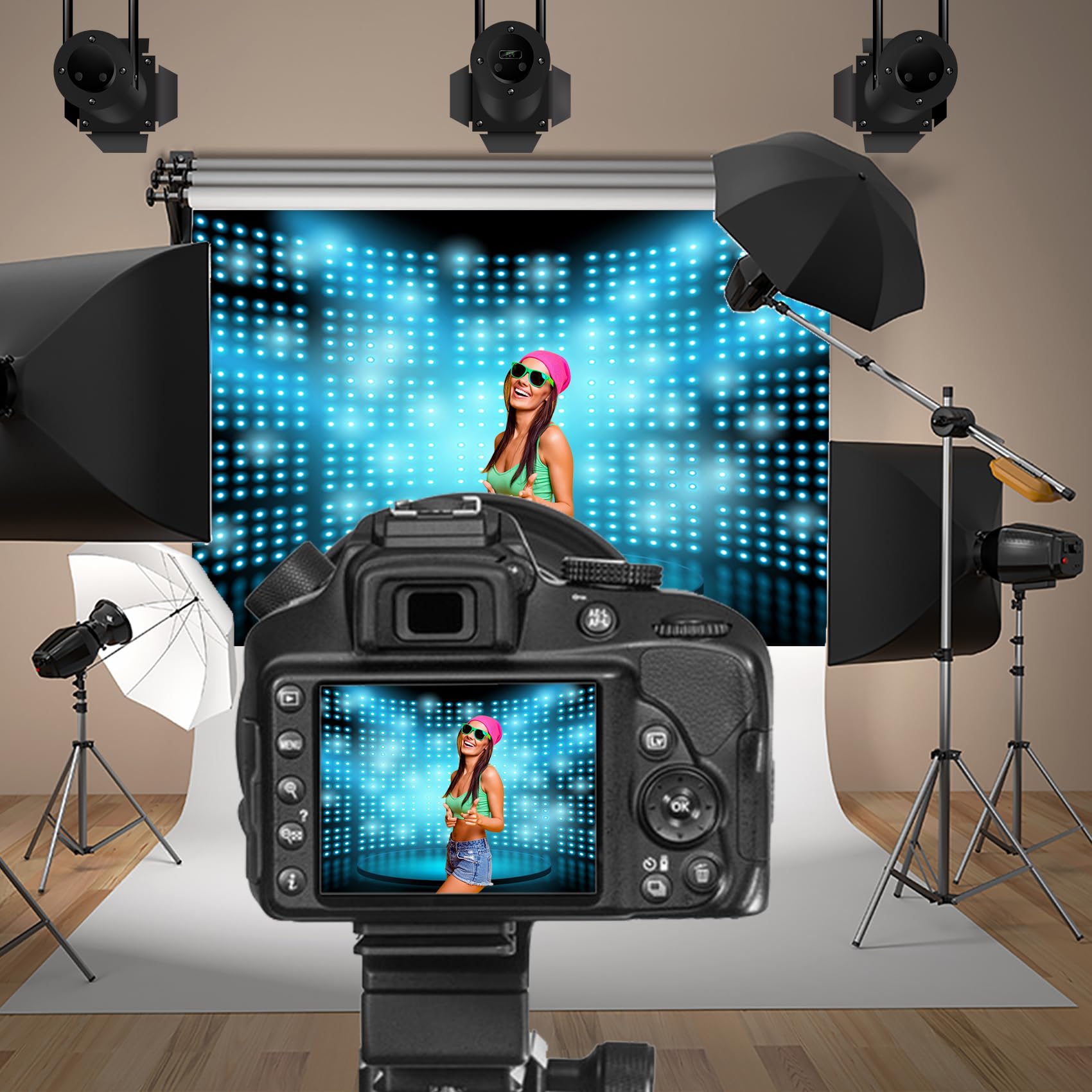 Computer Backdrop Baocicco 10x8ft Punk Backdrop For Photography ...