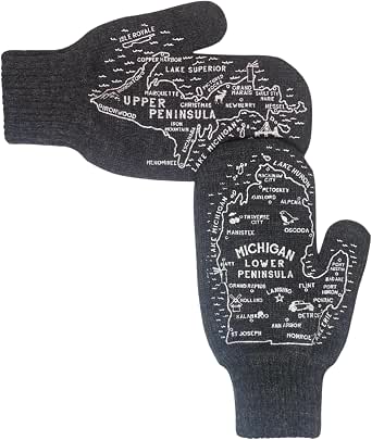 Michigan Mittens, Original Mitten Pair Upper and Lower Peninsula and ...