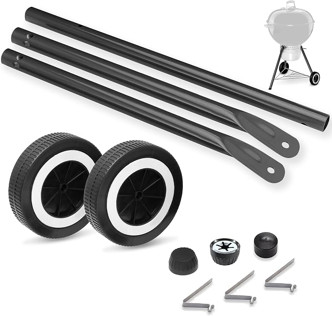 Amazon.com : Front Leg Kit and Wheels for Weber 18” 22” Kettle Grills ...