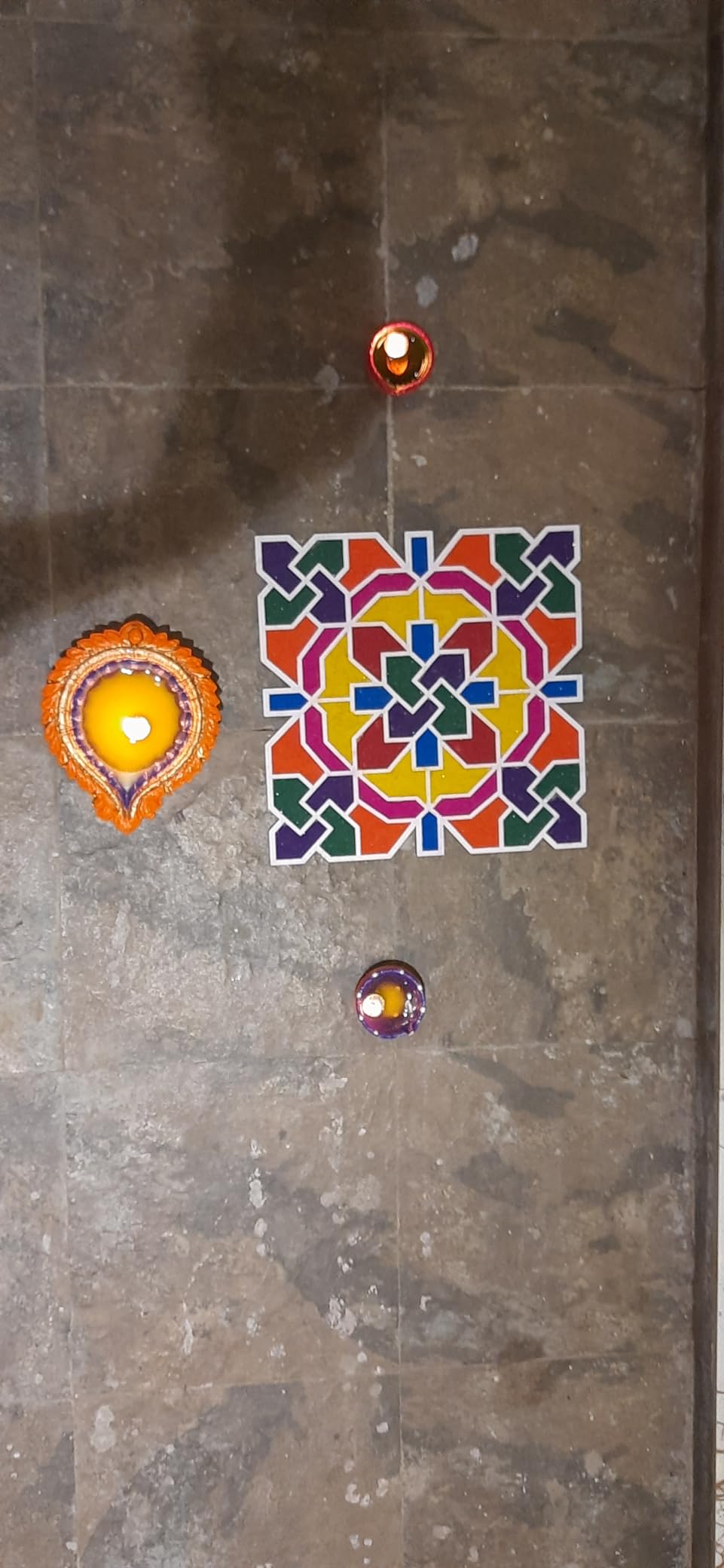 Buy StepsToDo Reusable Portable Rangoli Template Mat. Readymade Rangoli ...