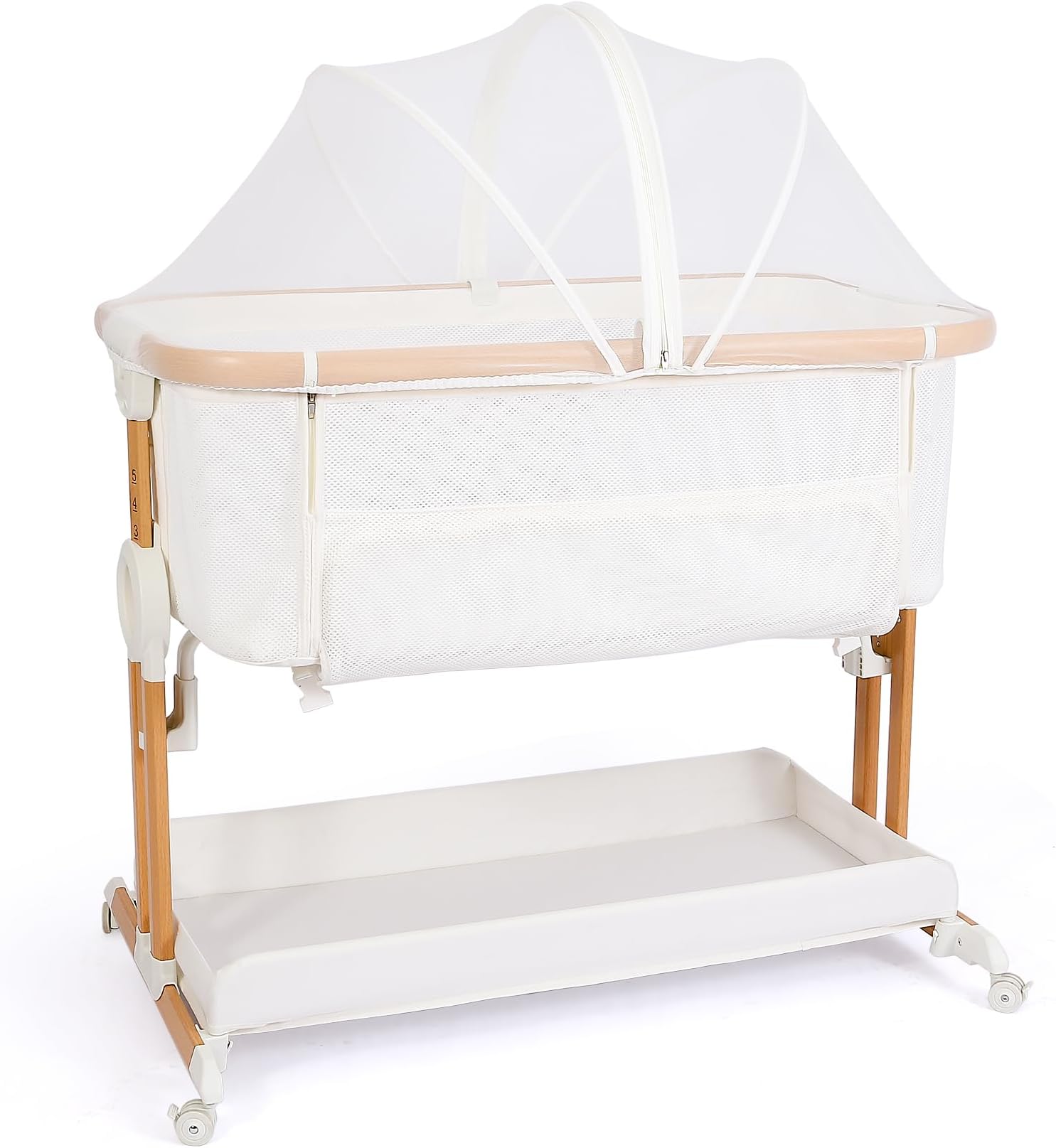 Amazon.com: Baby Bassinet Bedside Crib, 3-in-1 Baby Bassinet Bedside ...