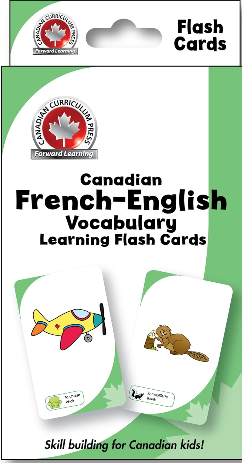 Flashcards - English / French Vocabulary : Canadian Curriculum Press ...